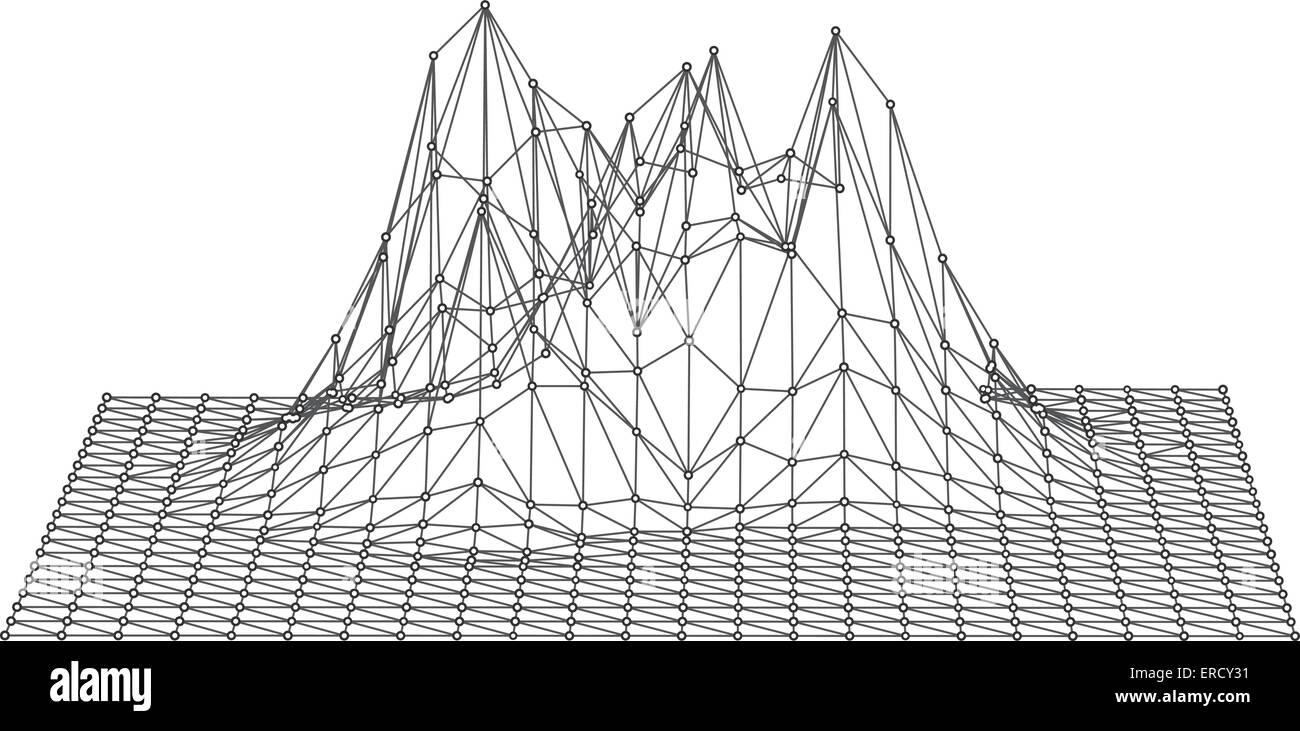 Abstract landscape of polygons hi-res stock photography and images - Alamy