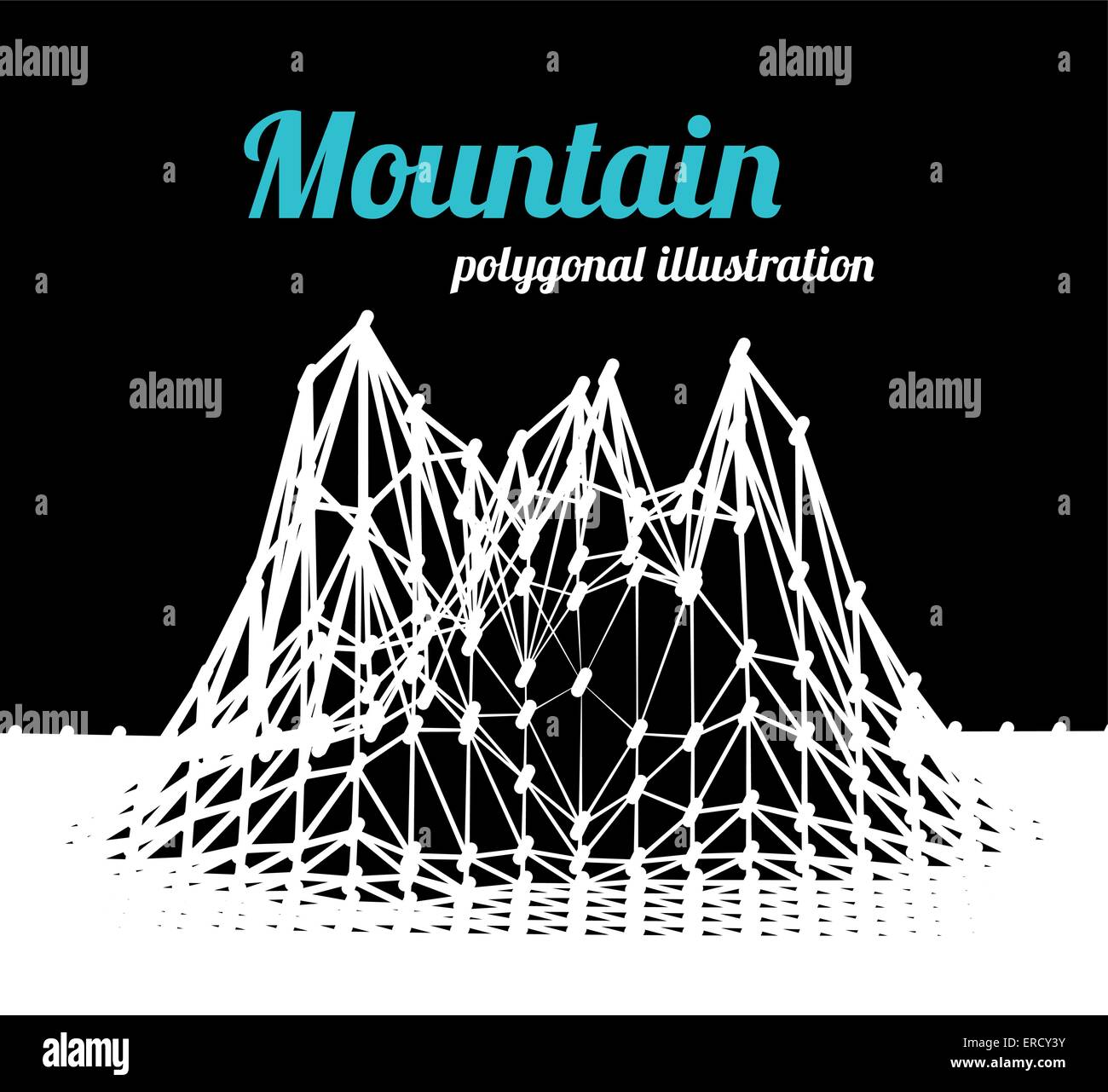 Abstract landscape of polygons hi-res stock photography and images - Alamy