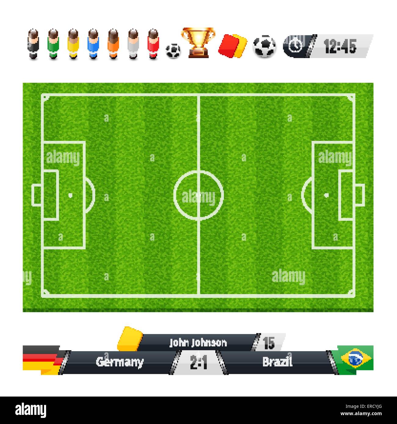 Football statistics Stock Vector Images - Alamy