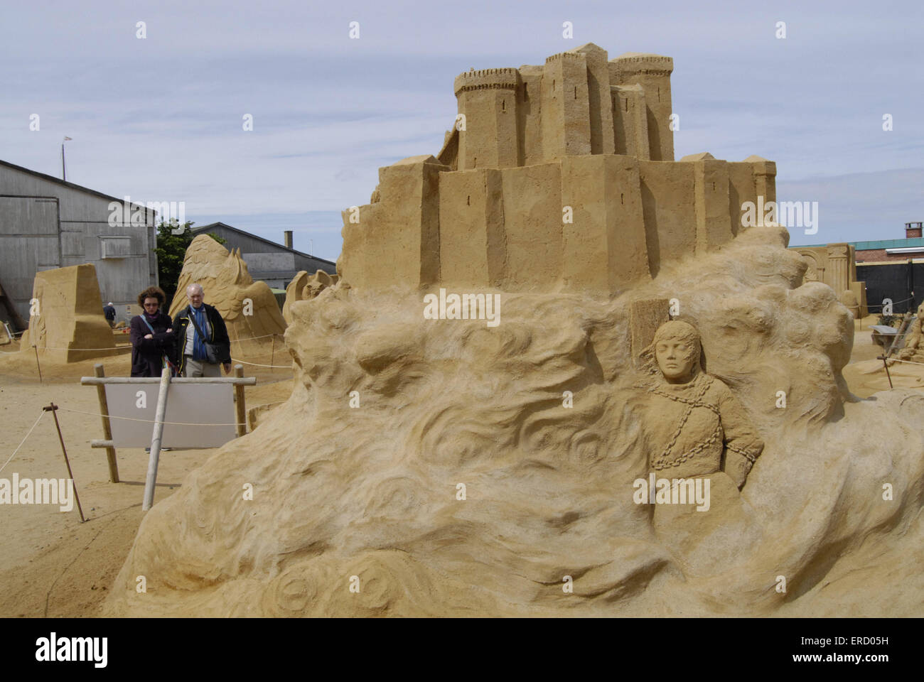 Hundested, Denmark. 1st June, 2015. Hundested Sand sculpture festival ...