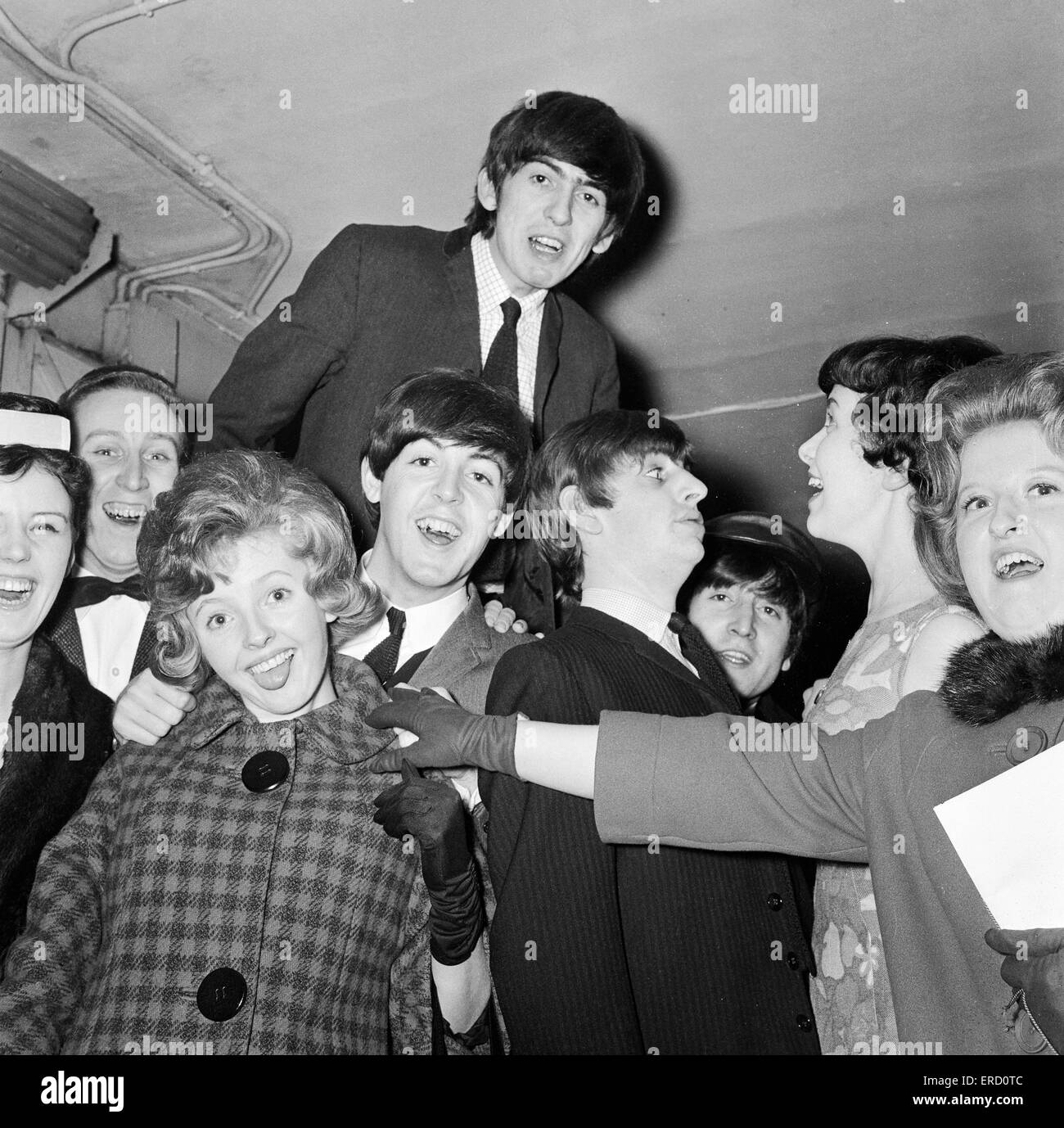 Meet The Beatles Competition Winners, run by the Sunday Mirror ...