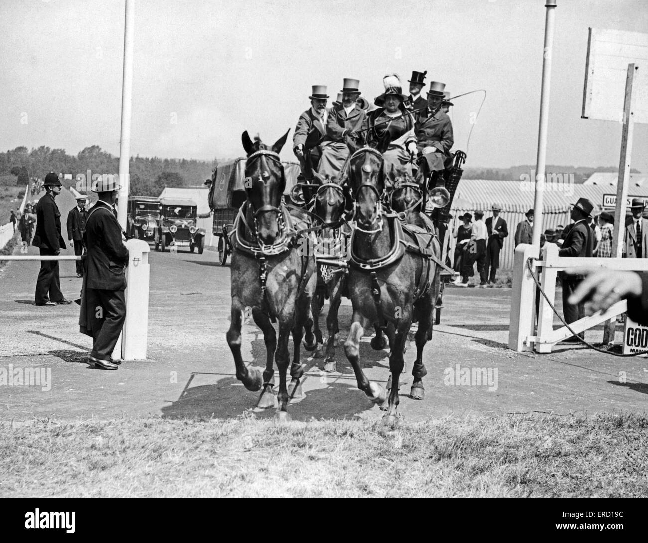 First day of Royal Ascot, 16th June. Sir Edward Stern arriving on his ...