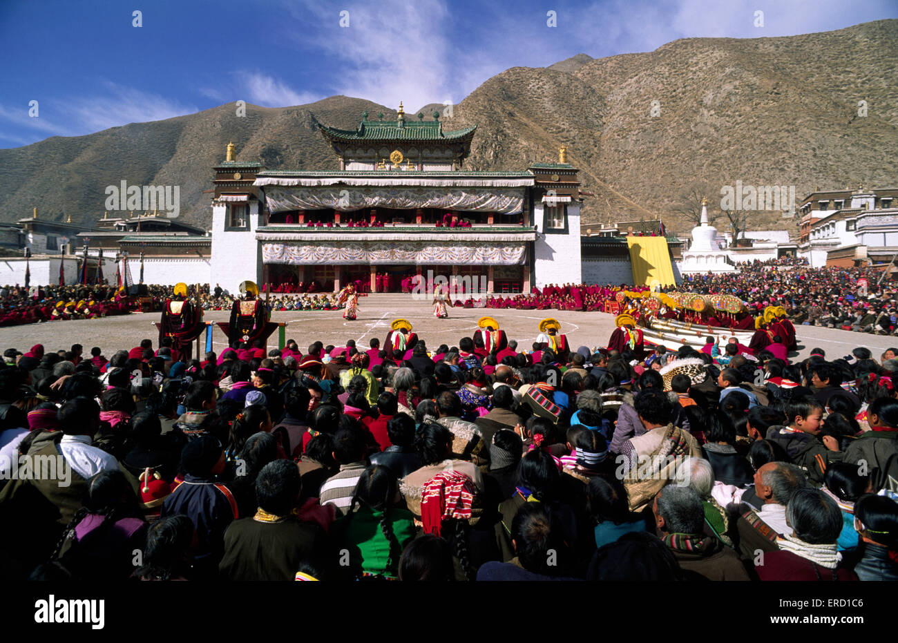Losar dance hi-res stock photography and images - Alamy