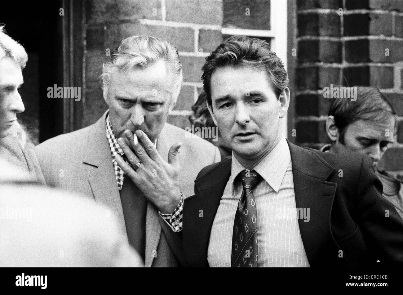 Brian clough and peter taylor resignation Black and White Stock Photos ...