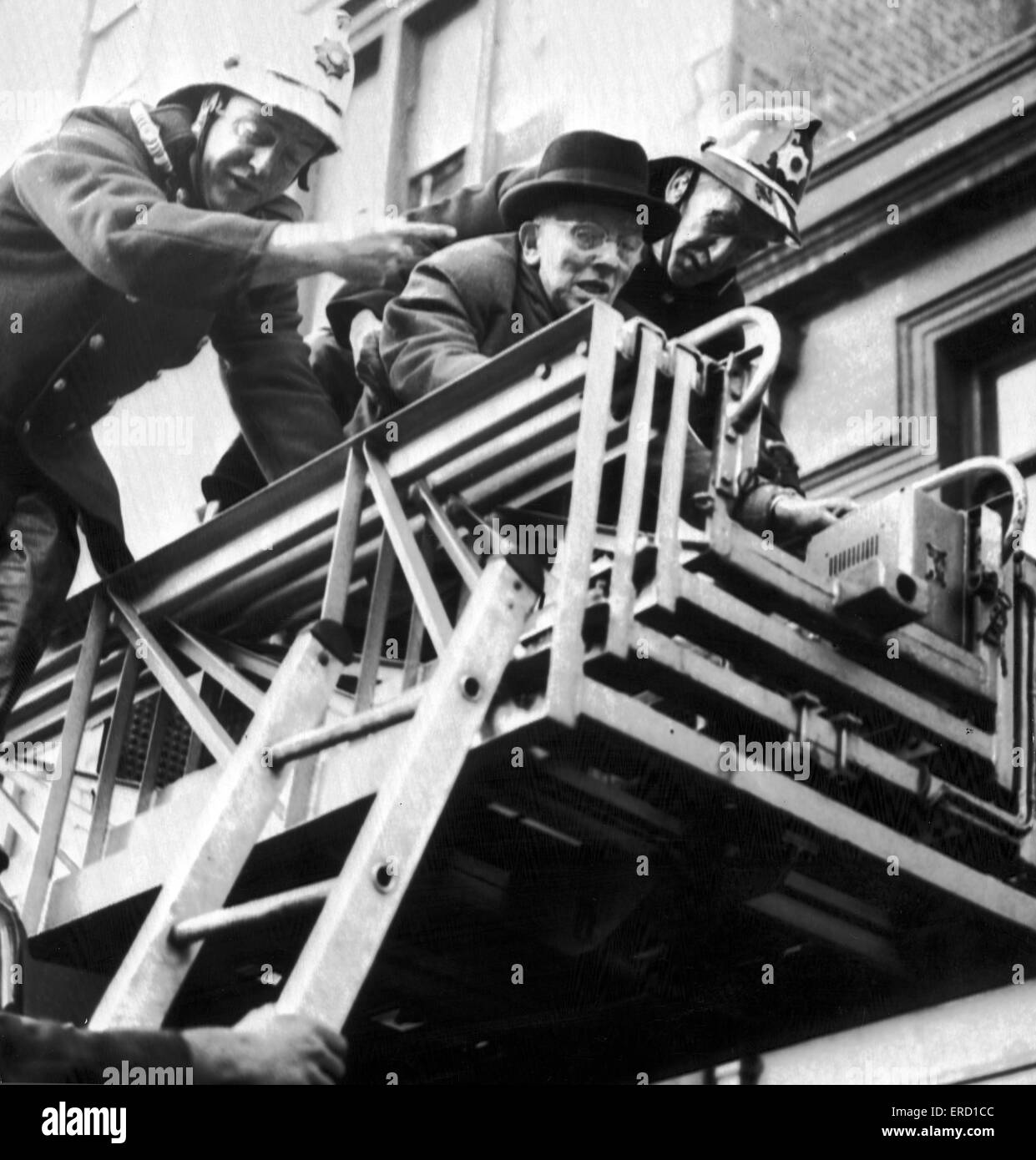 83 year old Frank Hopper seen being rescued from his house in Arlington ...