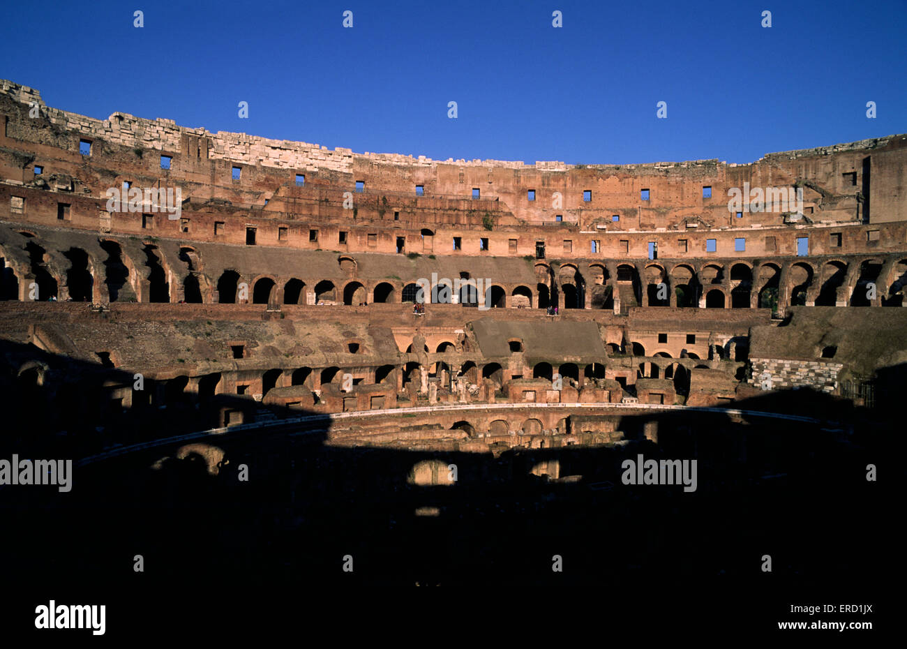 Italy, Rome, Colosseum interior Stock Photo - Alamy