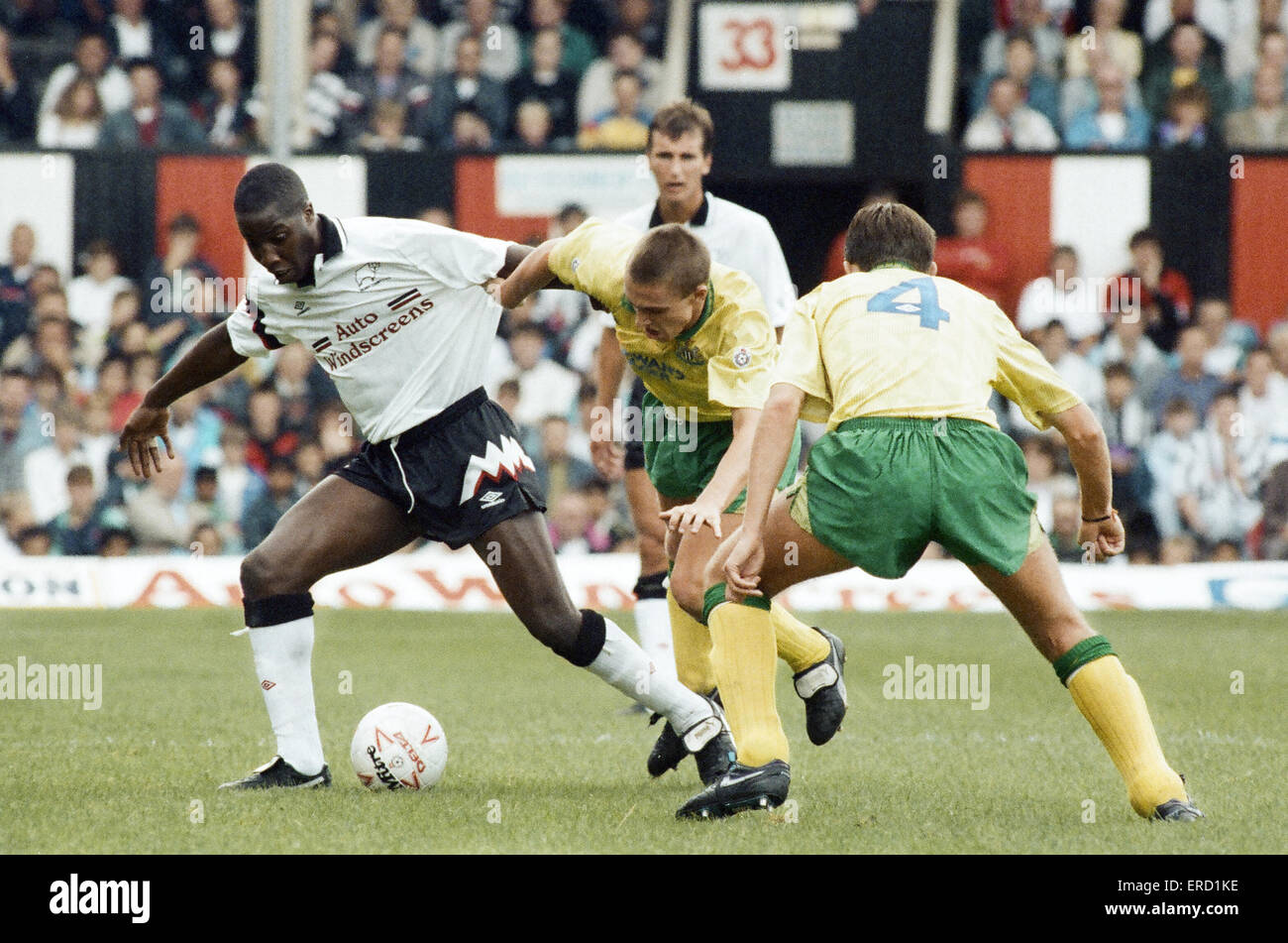 English League Division One match at the Baseball Ground. Derby County ...
