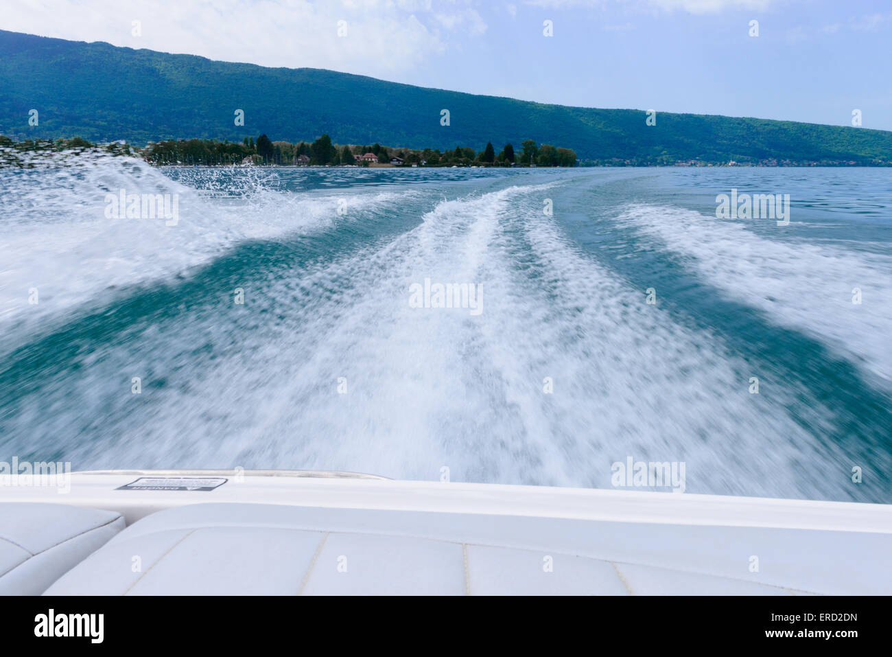 Driving boat outboard motor hi-res stock photography and images - Alamy