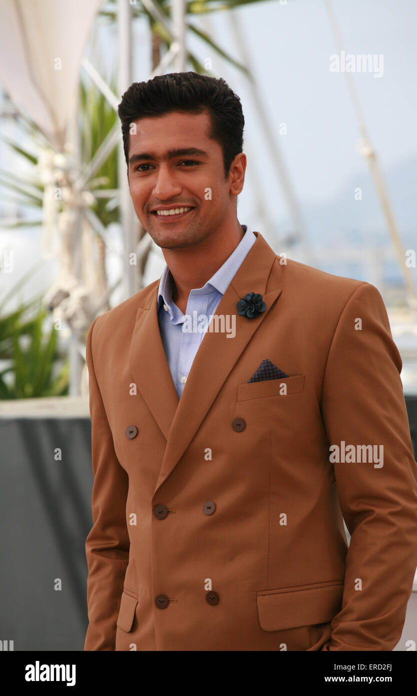 Actor Vicky Kaushal at the Masaan film photo call at the 68th Cannes ...