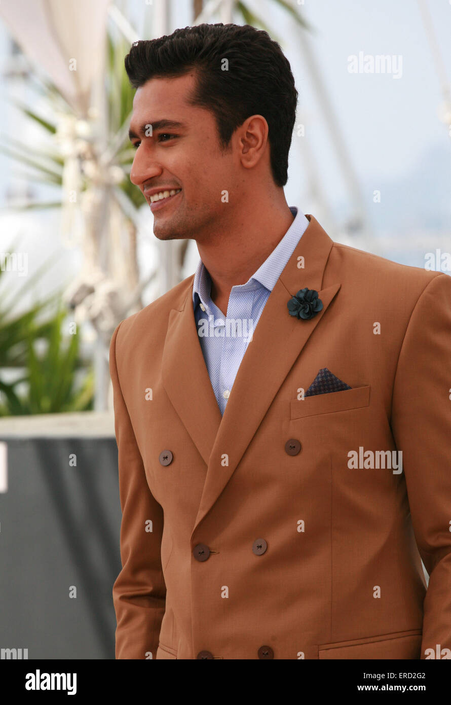 Actor Vicky Kaushal at the Masaan film photo call at the 68th Cannes ...