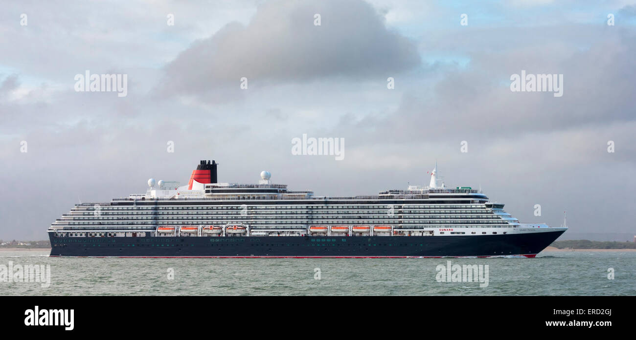 Cunard Line's Queen Victoria departs Southampton in formation as part ...