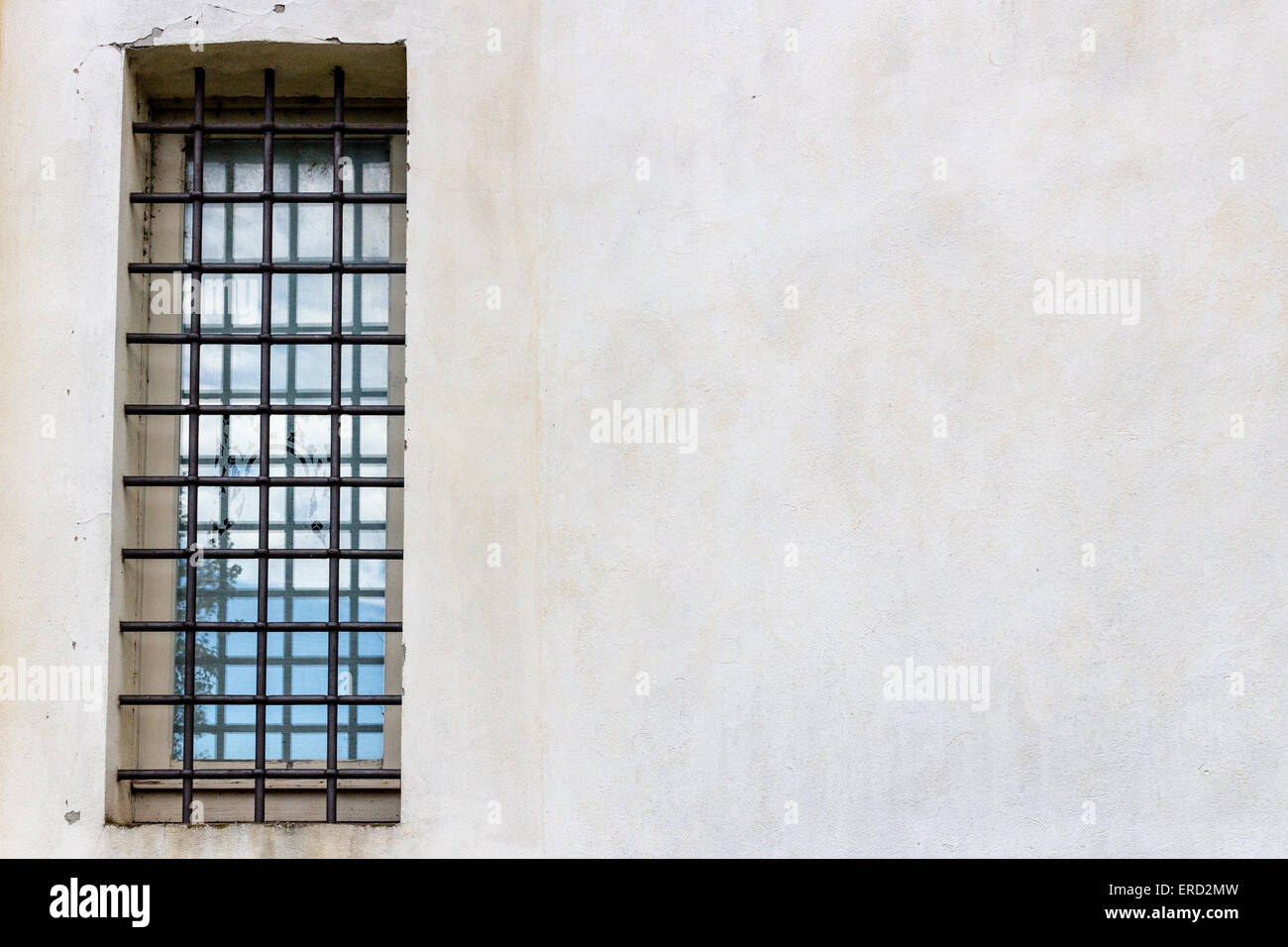 window and architecture details of a XVIII century oratory, baroque ...