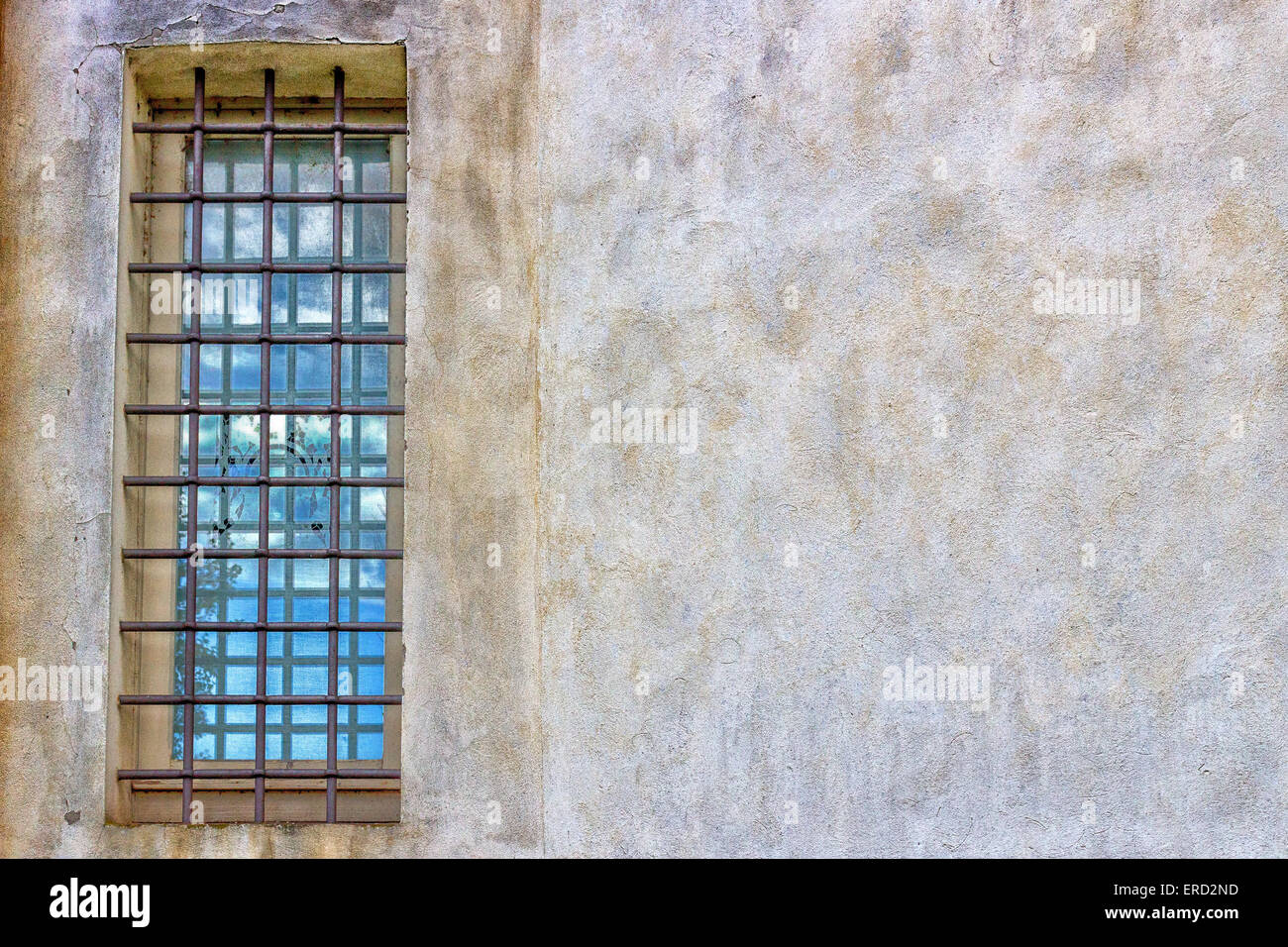 window and architecture details of a XVIII century oratory, baroque ...