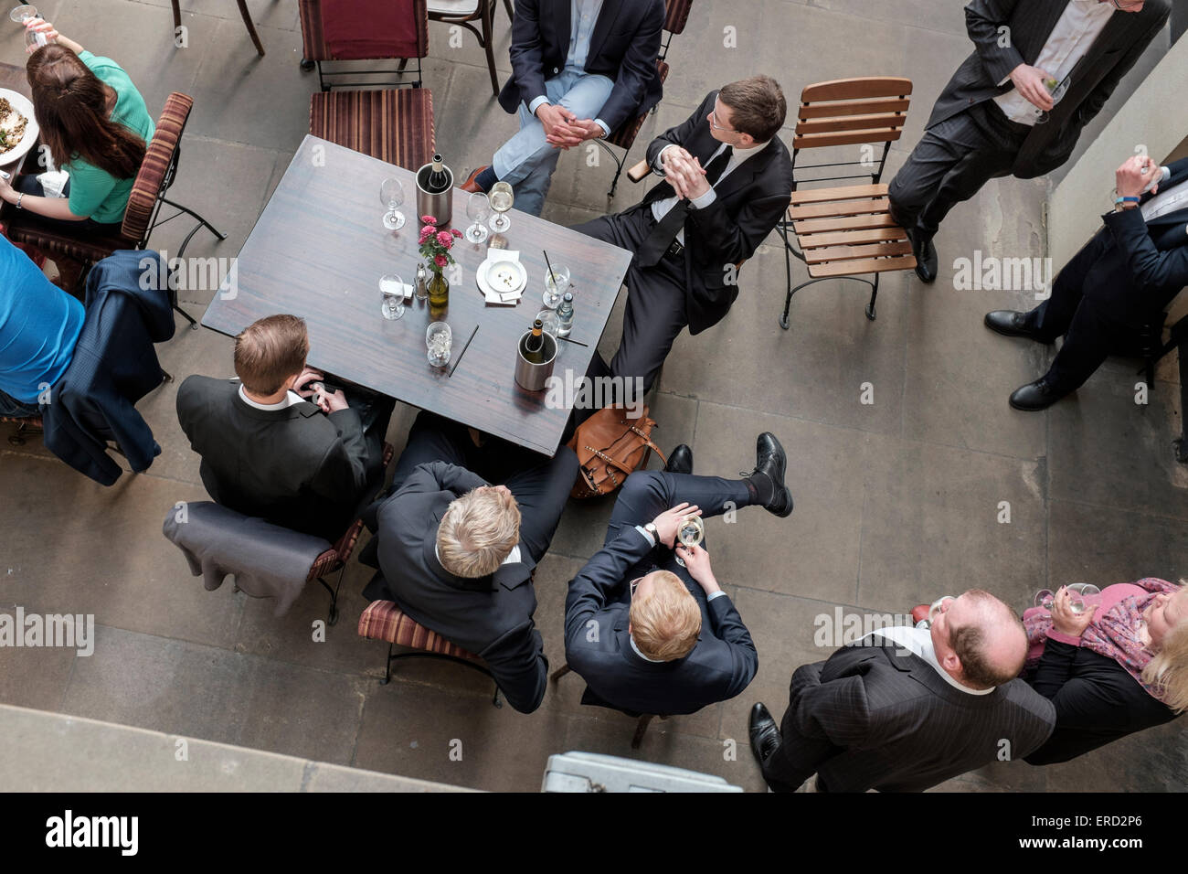 Business people having a drink after work,London,UK Stock Photo - Alamy