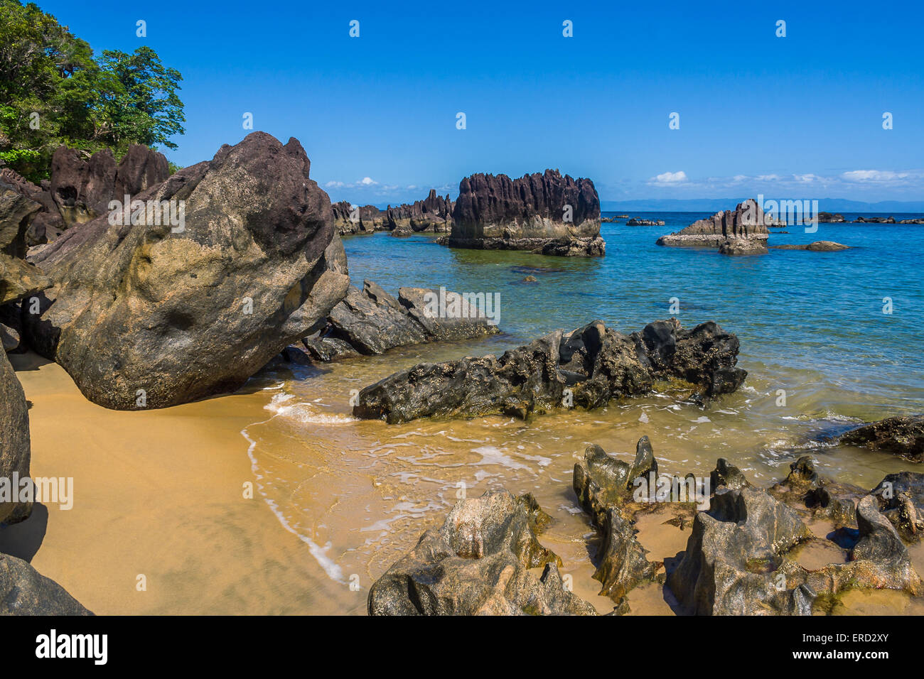 Karsts of the Tampolo Marine Reserve in the Masoala National Park ...