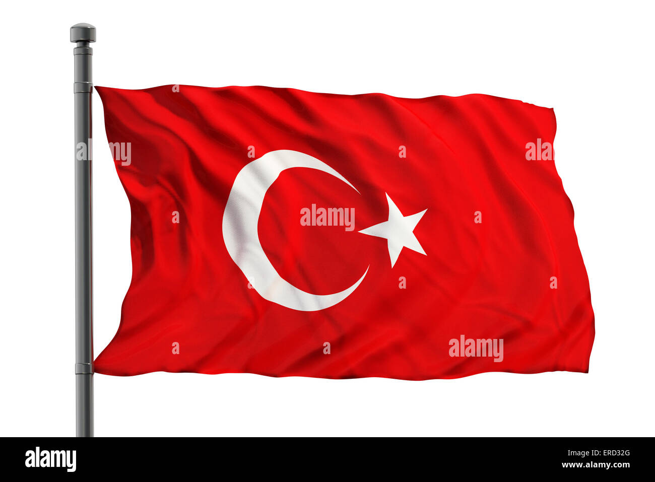 Turkey flag 3d Cut Out Stock Images & Pictures - Alamy