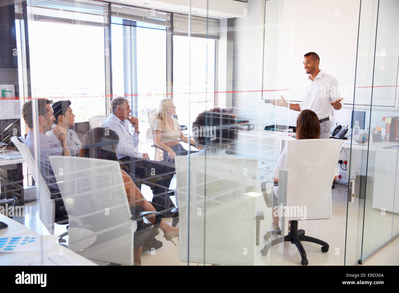 Business meeting in a modern office Stock Photo - Alamy