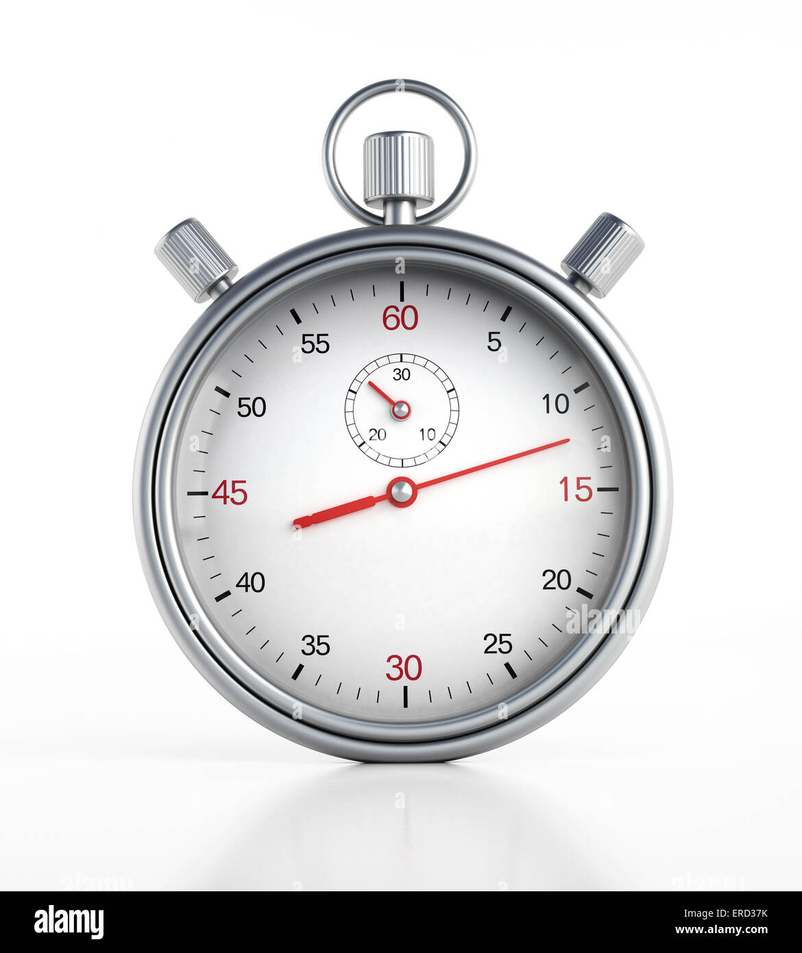 Chronometer isolated on white background Stock Photo - Alamy