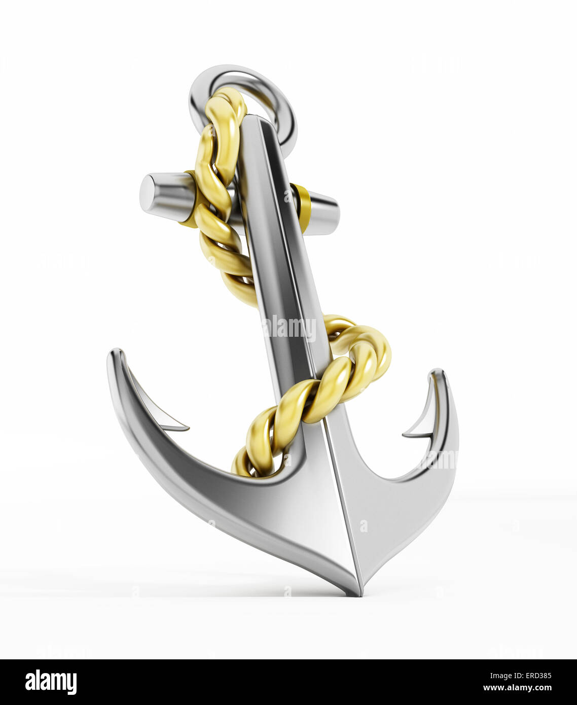 Anchor isolated on white background Stock Photo - Alamy