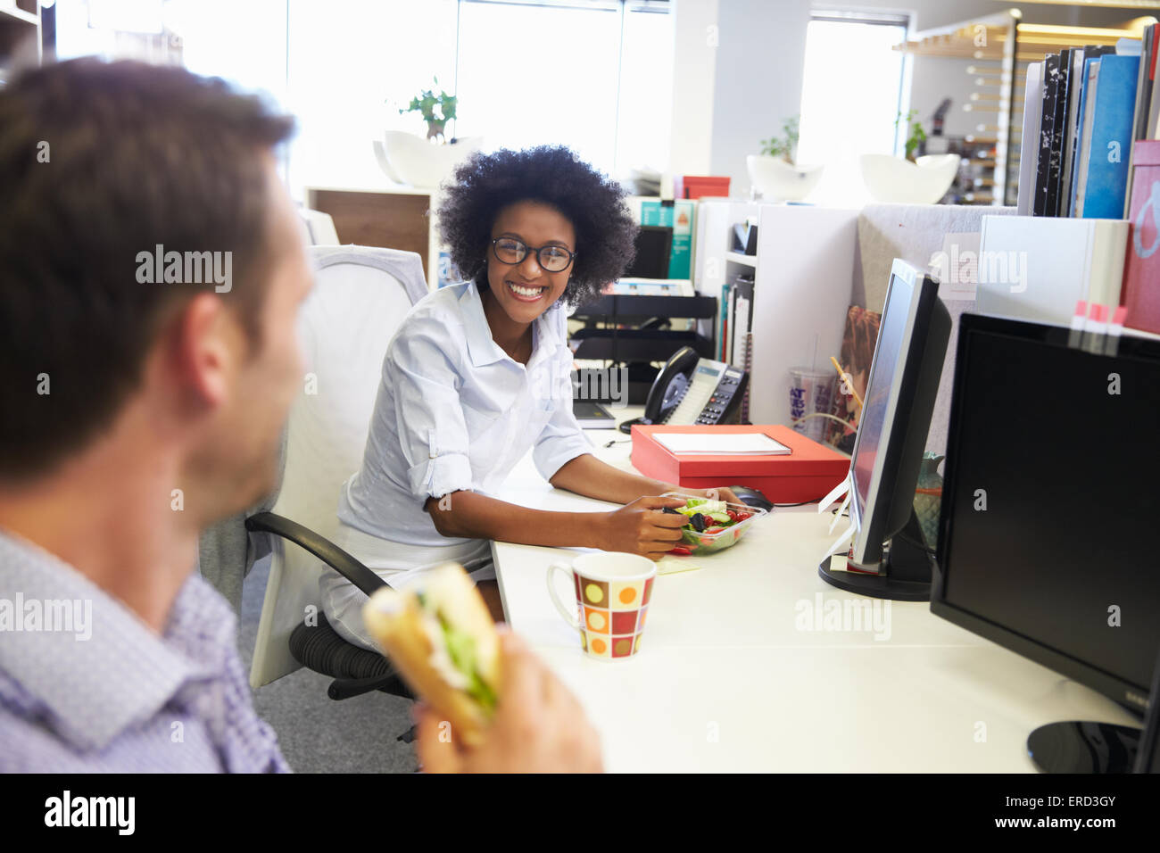 Lunch break work hi-res stock photography and images - Alamy