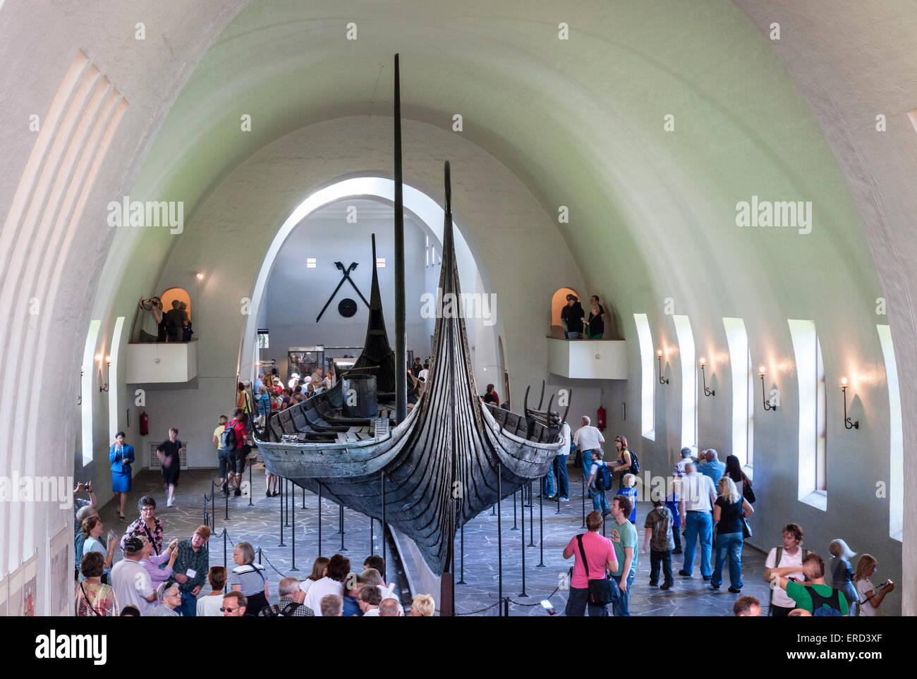 Oslo, Norway. The Viking Ship Museum (Vikingskipshuset på Bygdøy). The ...