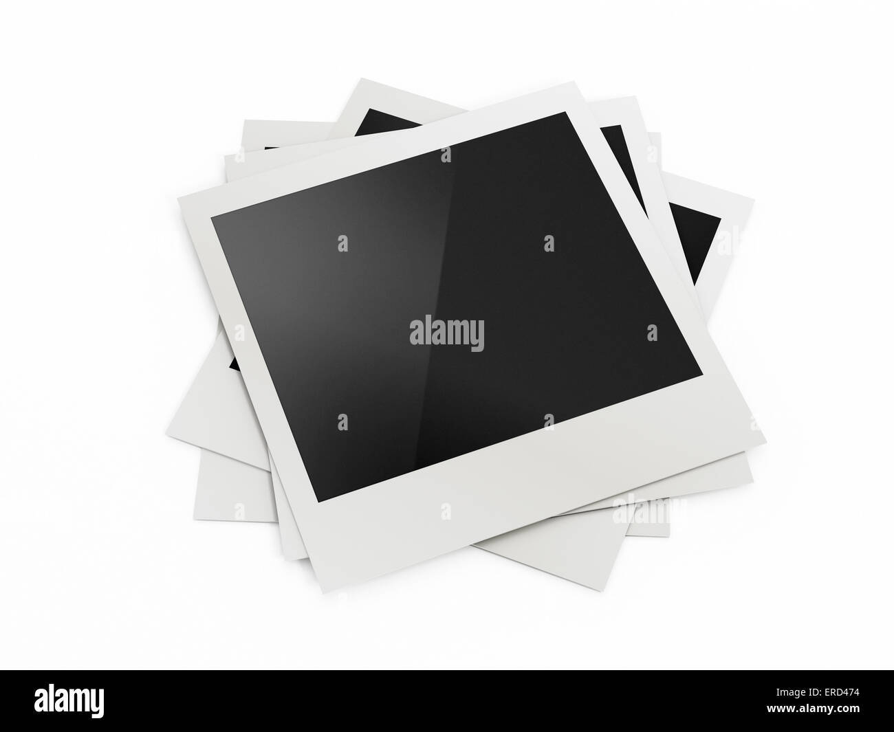 Blank photo frame isolated on white Stock Photo - Alamy