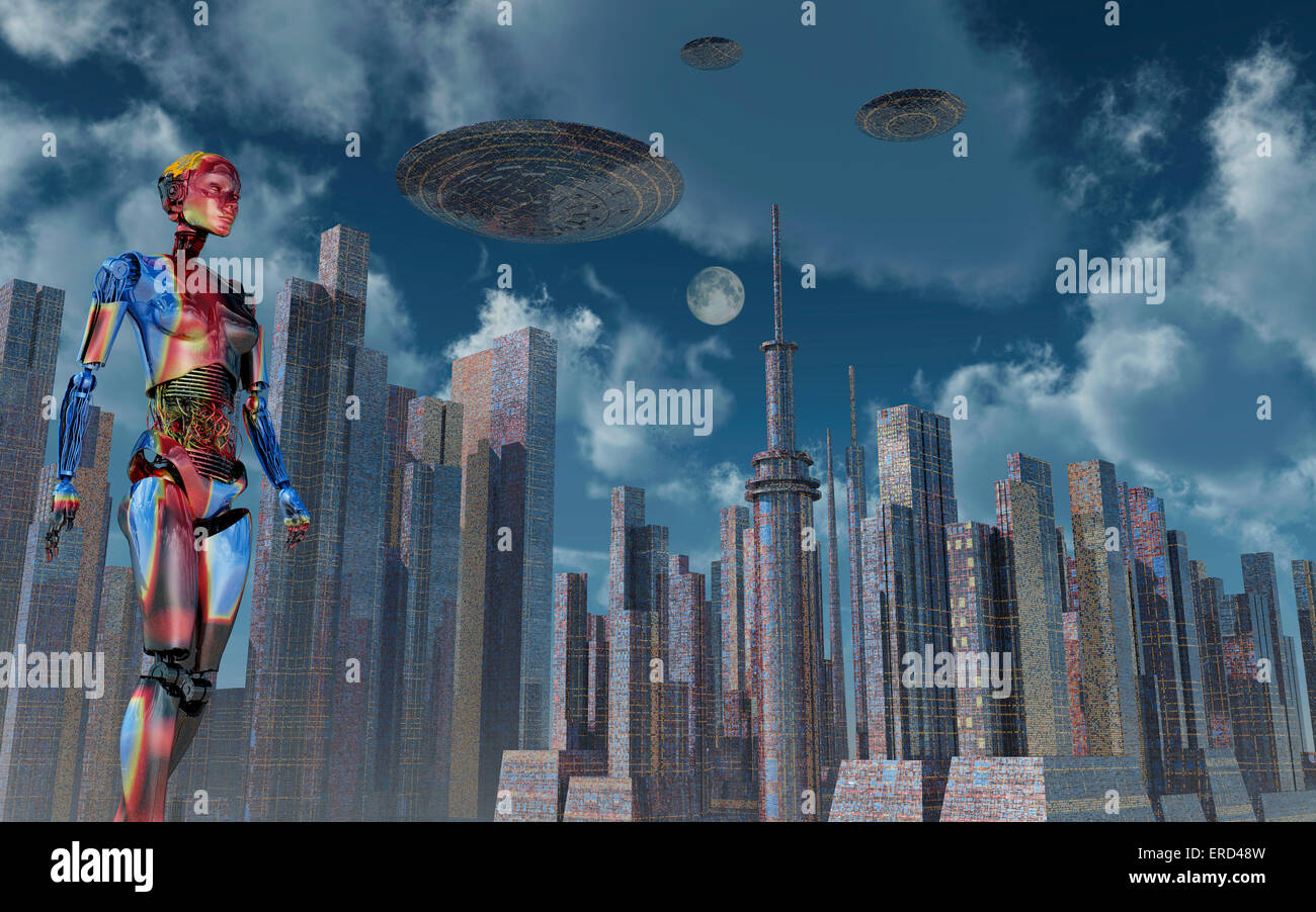 Science fiction future hi-res stock photography and images - Alamy