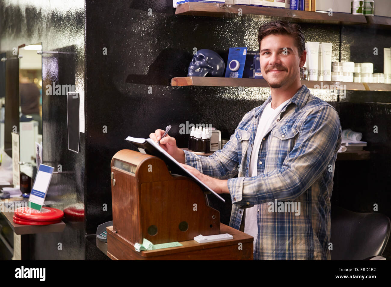 Barber shop cash register hi-res stock photography and images - Alamy