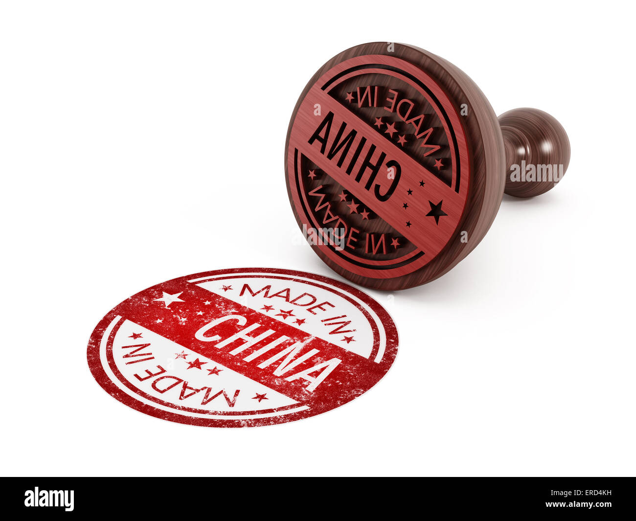 Stamp making Cut Out Stock Images & Pictures - Alamy