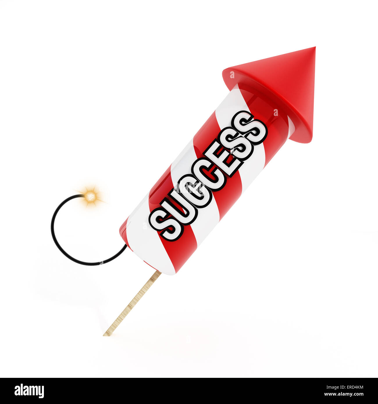 Success text on the rocket which is about to fly Stock Photo - Alamy