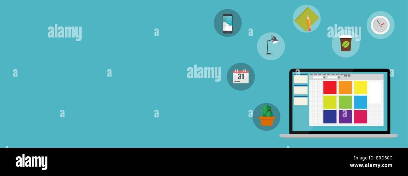 Modern Flat Design Banner for your Business Vector Illustration Stock ...