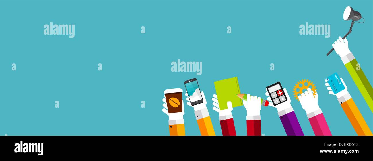 Modern Flat Design Banner for your Business Vector Illustration Stock ...