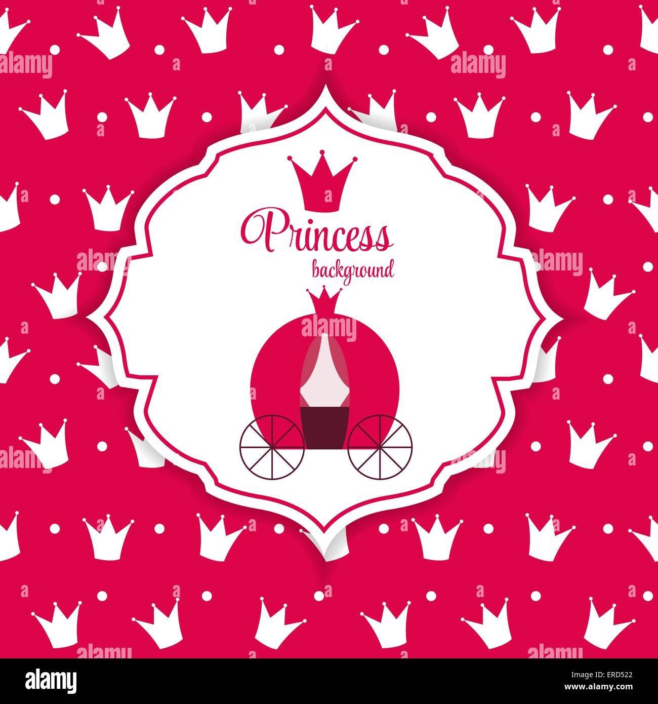 Princess Crown Background Vector Illustration Stock Vector Image & Art ...