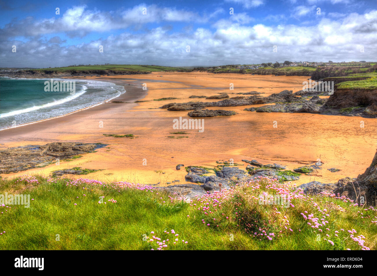 Harlyn bay hi-res stock photography and images - Alamy