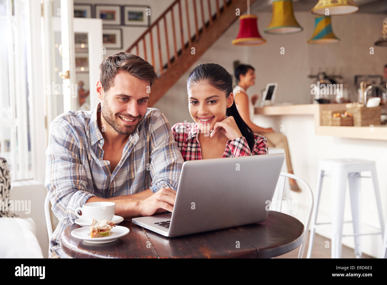 Business people using laptop talking hi-res stock photography and ...