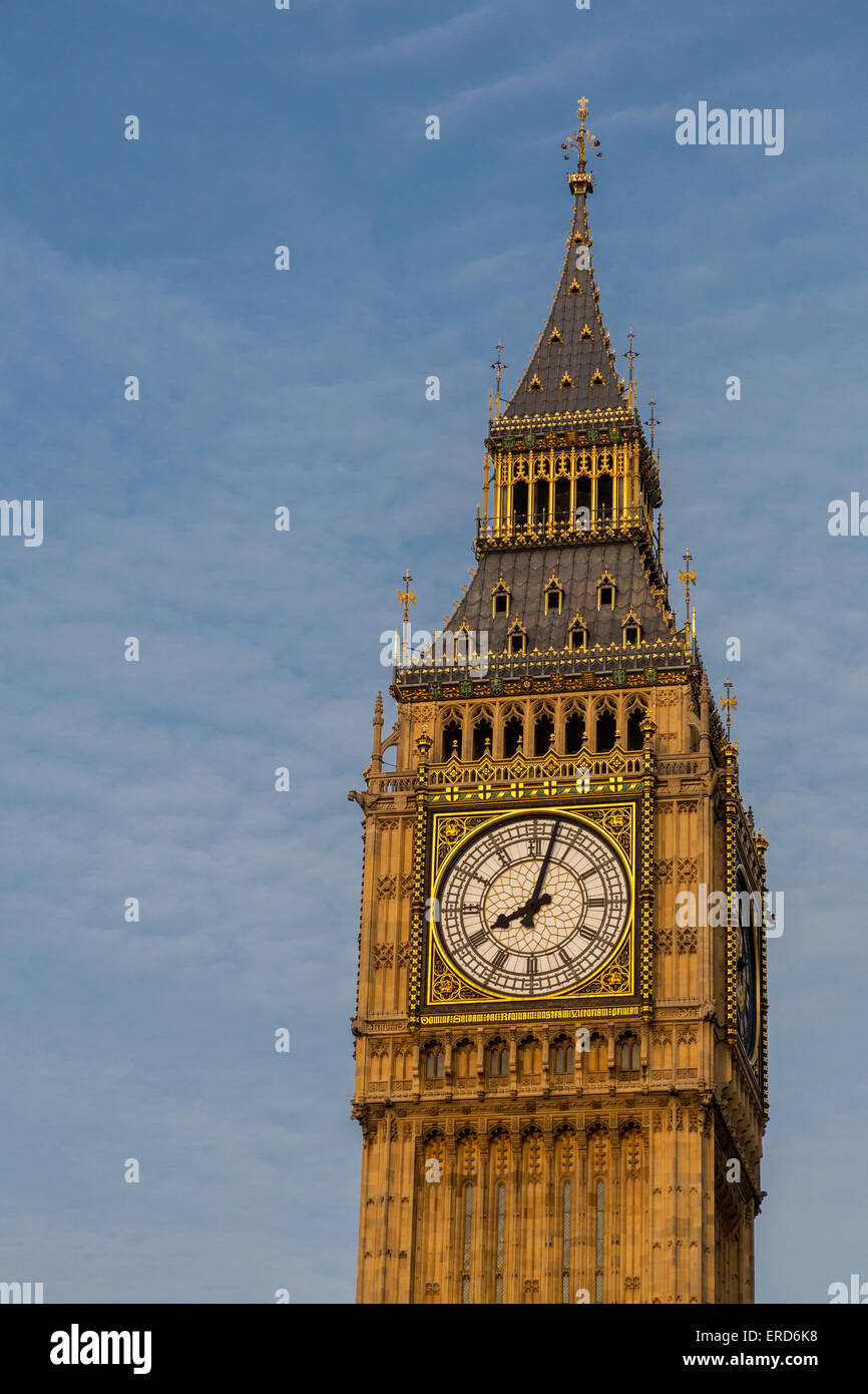 UK, England, London. Big Ben Clock Tower, Elizabeth Tower, Westminster ...