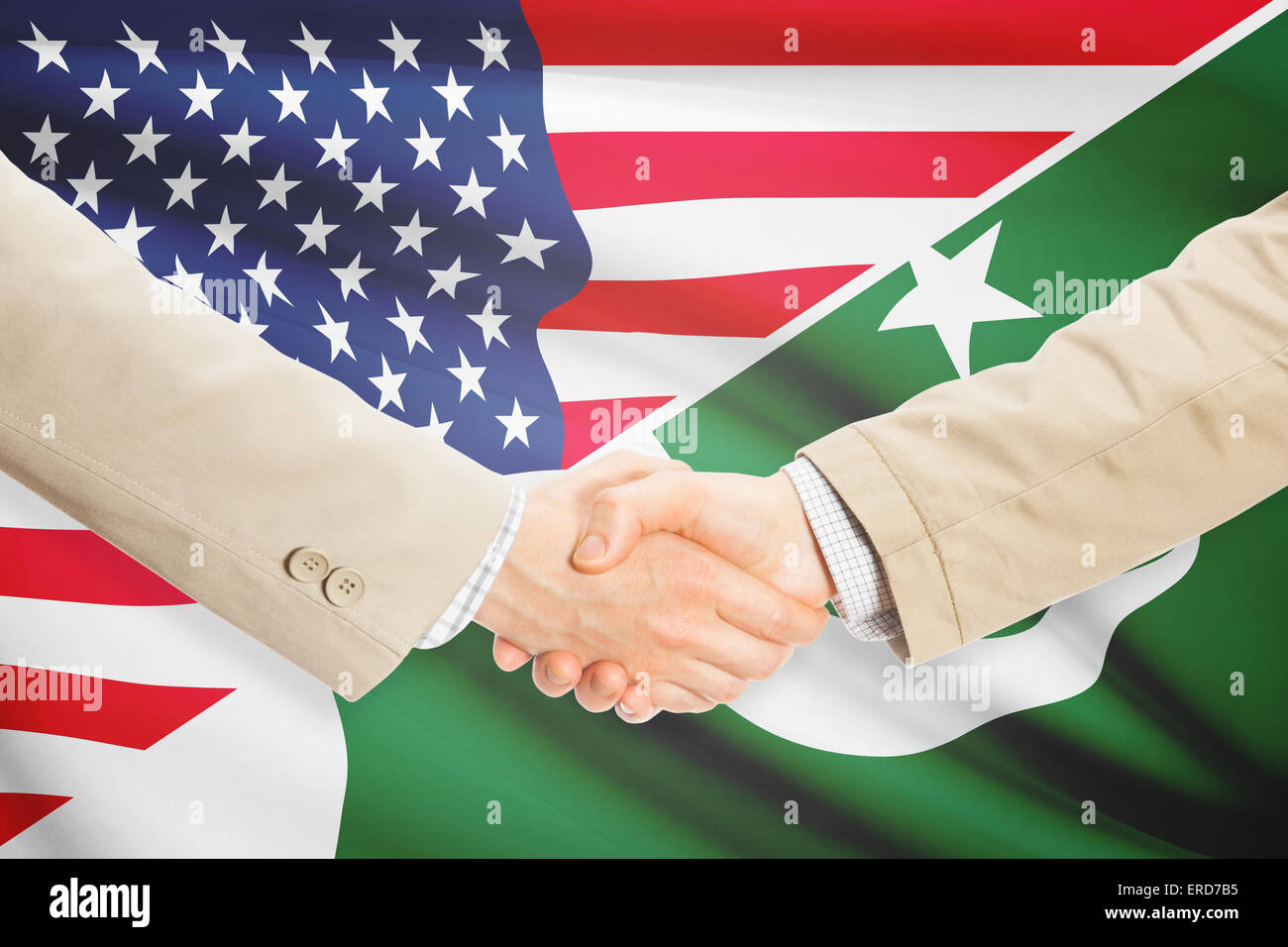 United states of america vs pakistani flag hi-res stock photography and ...