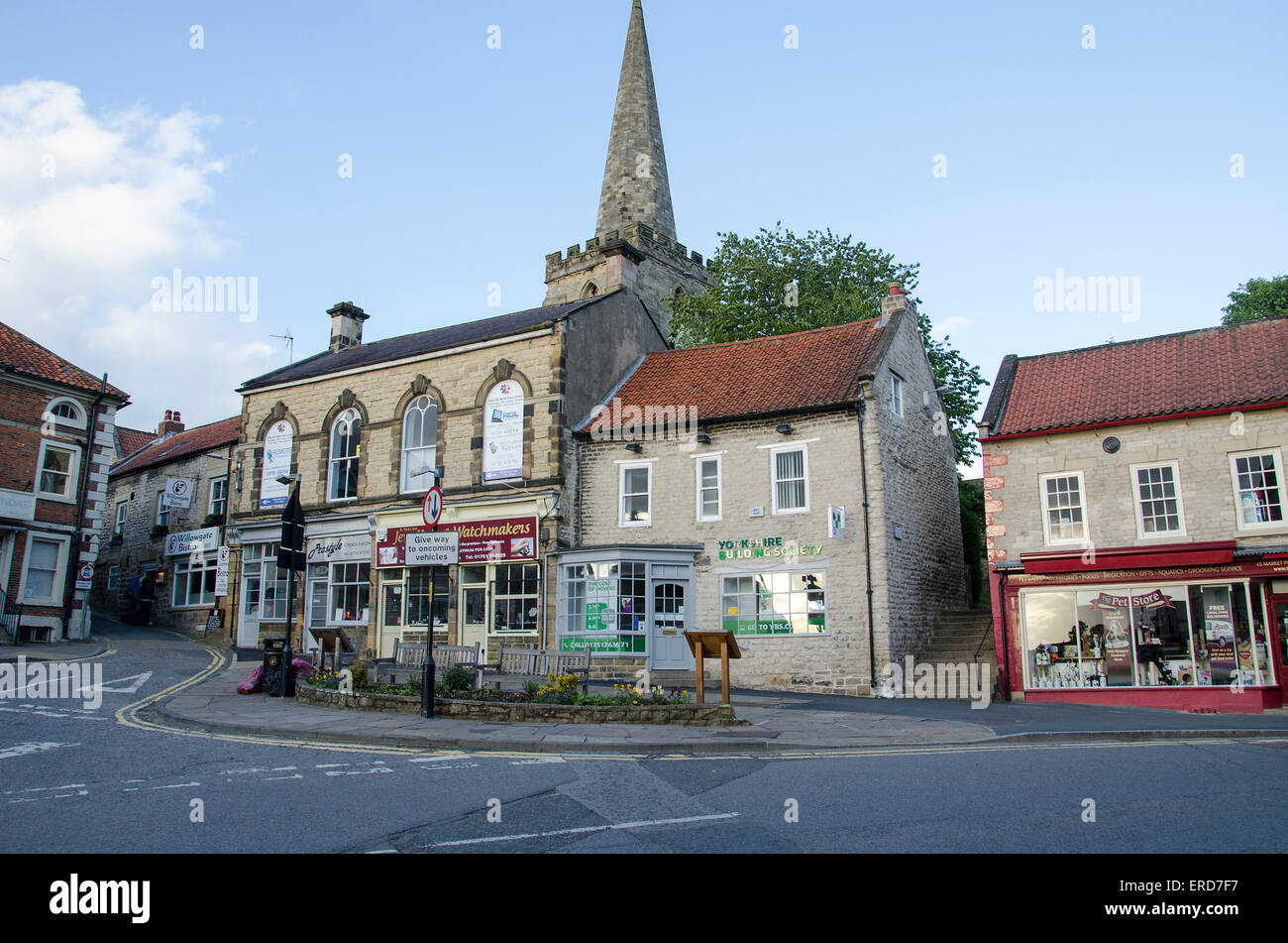 Views of Pickering on a Summers Evening. North Yorkshire Stock Photo ...