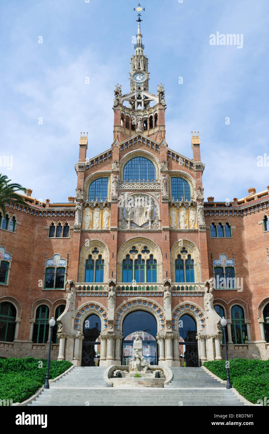 Hospital de la Santa Creu i Sant Pau built between 1901 and 1930 by ...