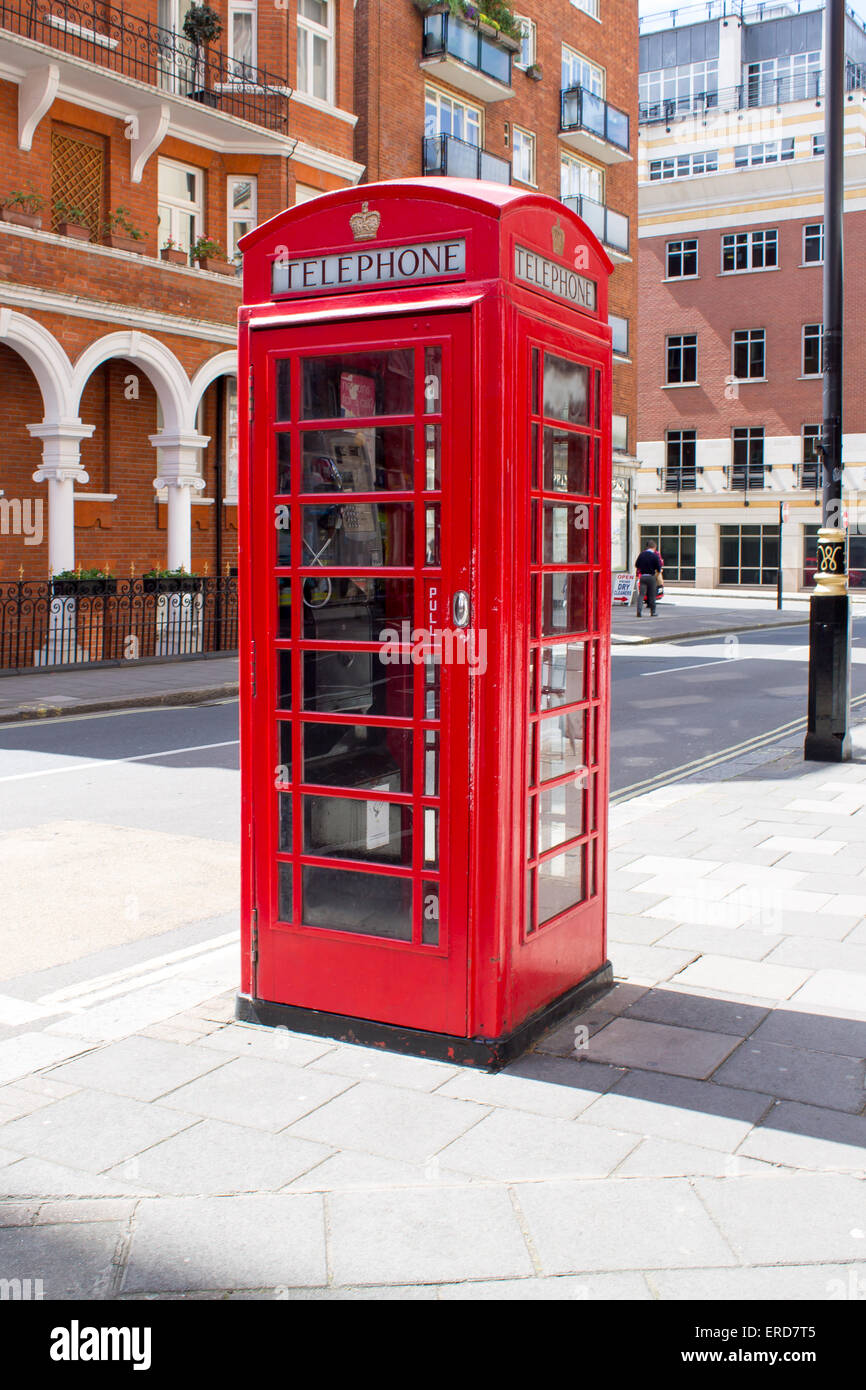 Famous and Traditional London Telephone Box. London, United Kingdom ...