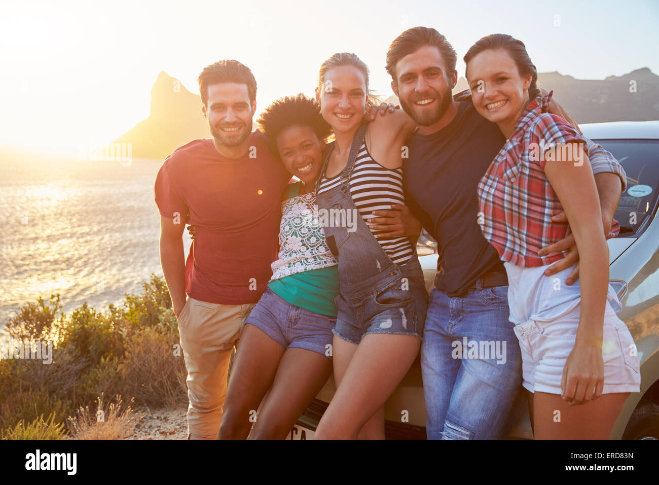 Car on road five hi-res stock photography and images - Alamy