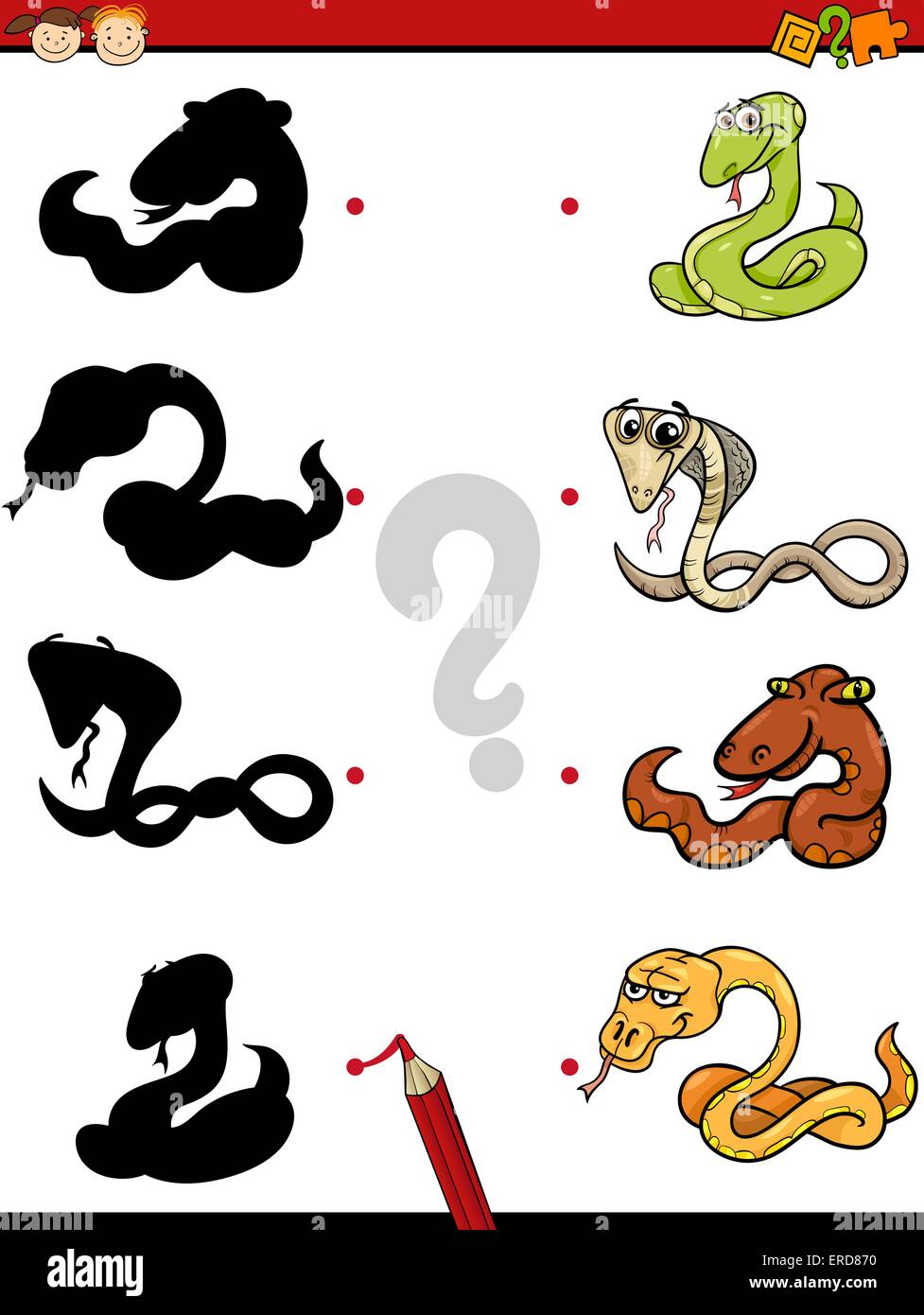 Education about snakes Stock Vector Images - Alamy