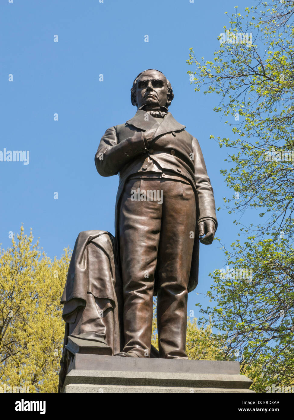 Statue of Daniel Webster, Central Park, NYC Stock Photo - Alamy