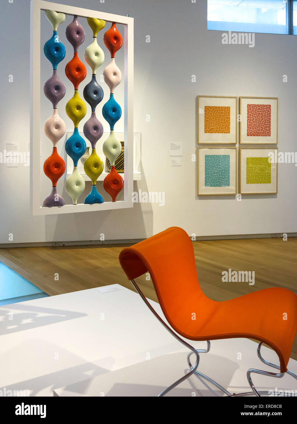 Exhibit at the Museum of Arts and Design in Columbus Circle, NYC Stock ...