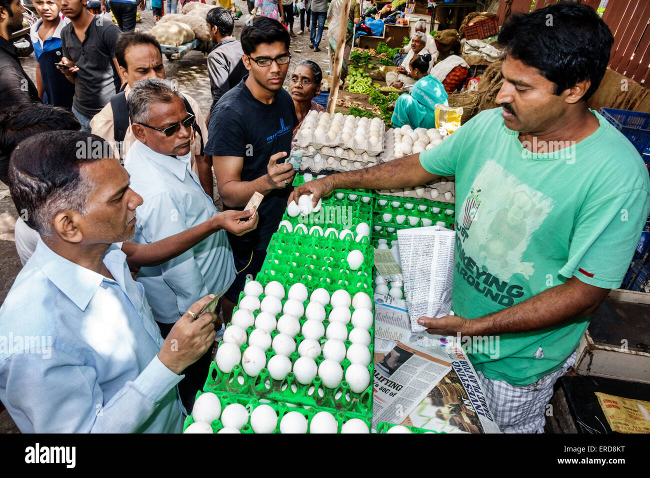 Mumbai India,Indian Asian,Lower Parel,Sunday Market,producestall,stalls ...