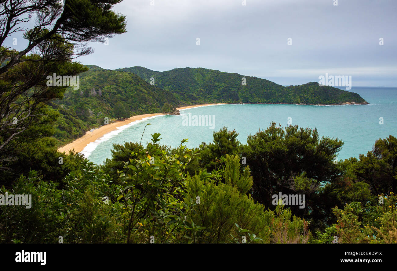 Separation Point and Mutton Cove on Abel Tasman Coast Track with its ...