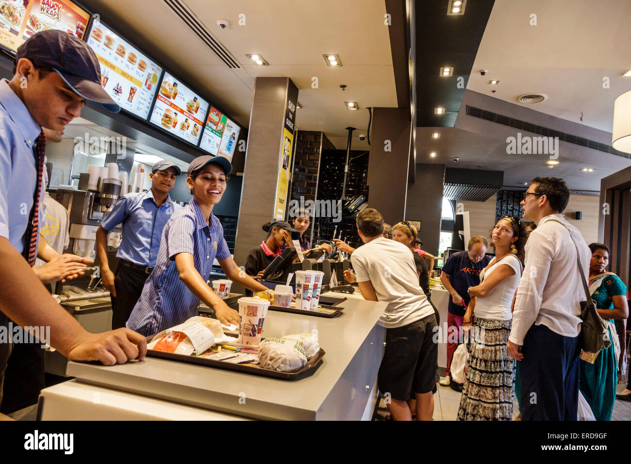 Mumbai India,Indian Asian,Lower Parel,High Street Phoenix,mall arcade ...