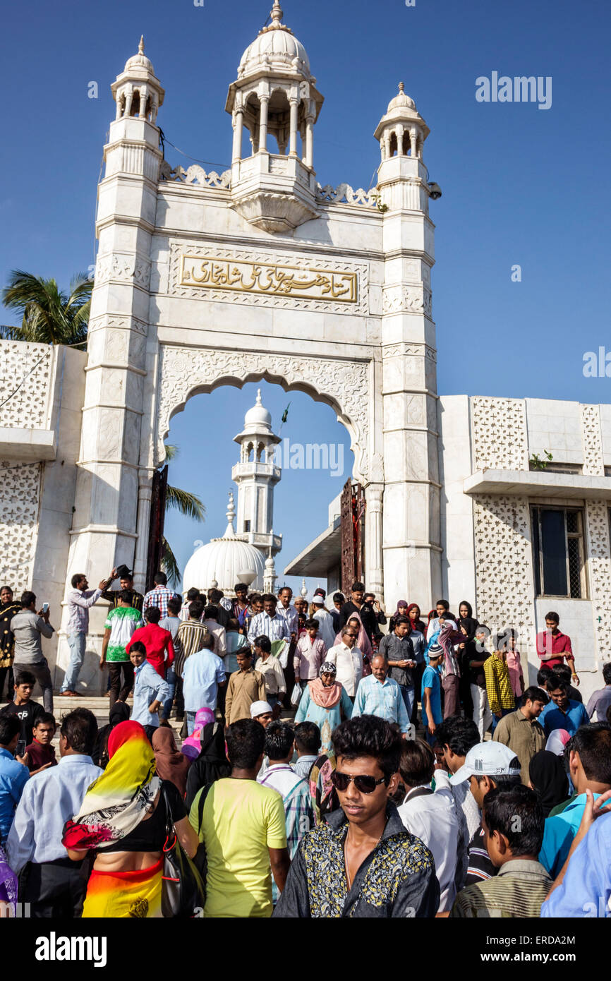Mumbai India,Indian Asian,Worli,Haji Ali Dargah,mosque,Indo-Islamic ...