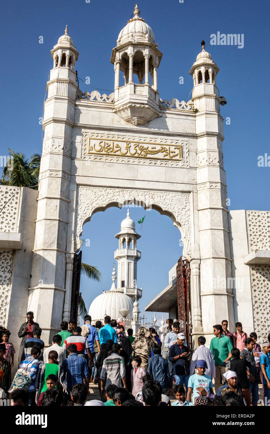 Mumbai India,Indian Asian,Worli,Haji Ali Dargah,mosque,Indo-Islamic ...