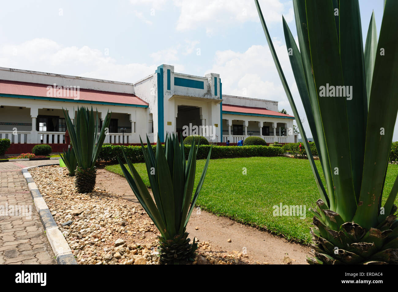 The Royal residence of king Mutara III Rudahigwa in Nyanza, Rwanda. It ...